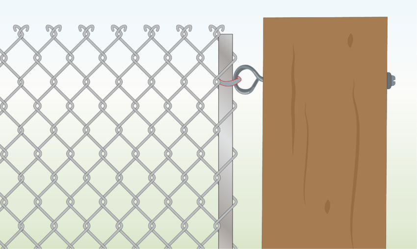 Attaching Chain Link Fence to Posts | Wire Fence