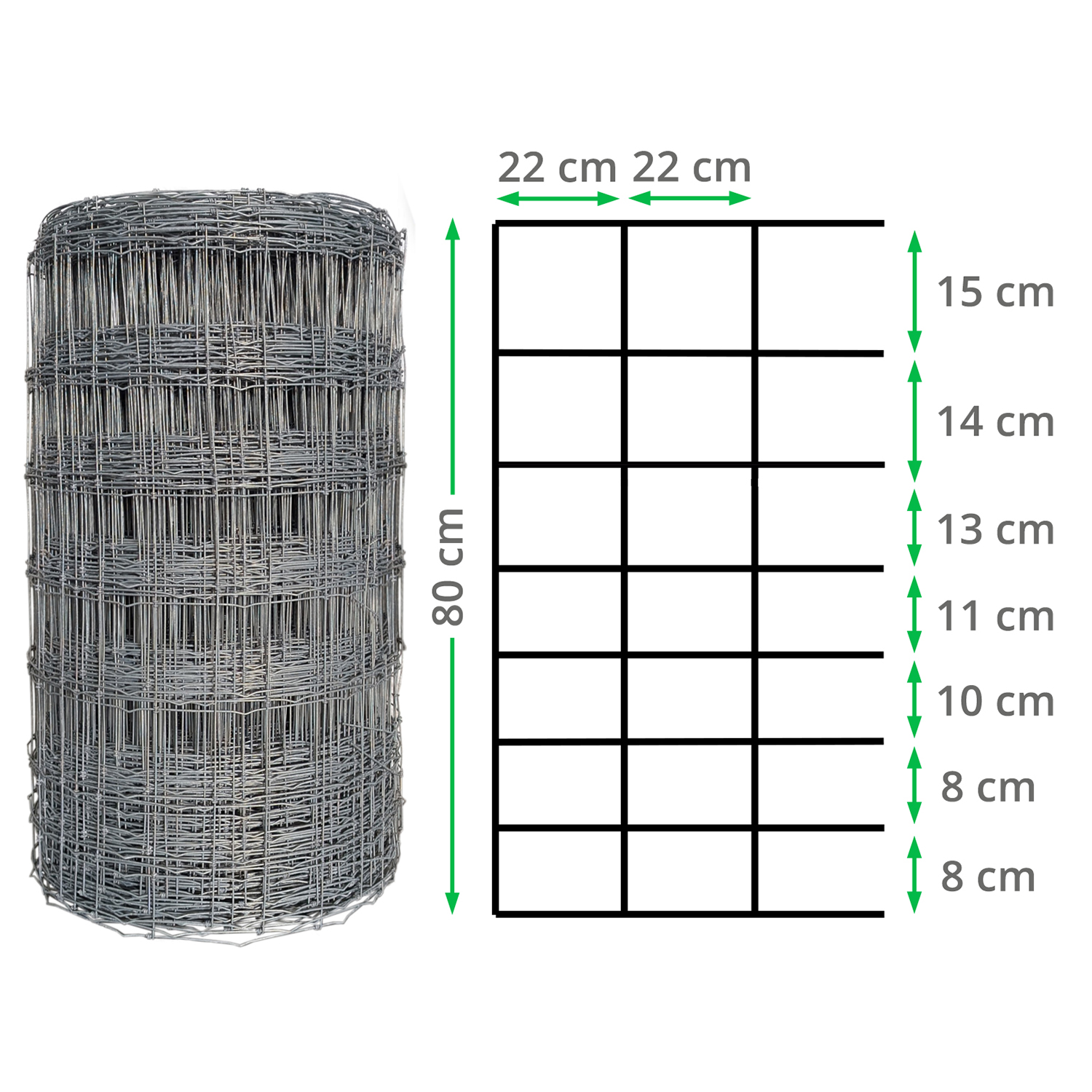 Stock Fence - HT8/80/22 - 250m | Wire Fence