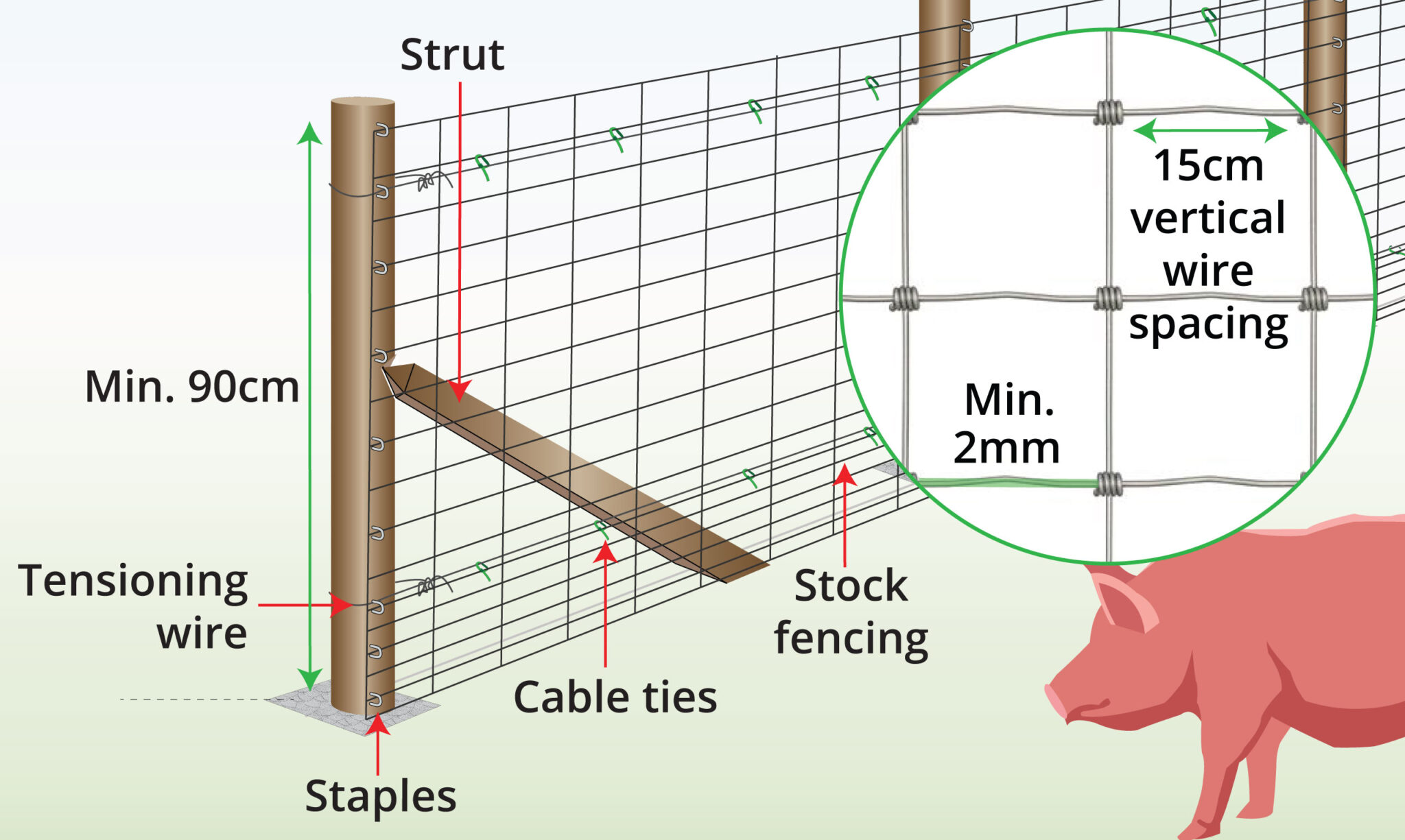 Pig Fence & Netting UK Suppliers (QUICK DELIVERY) | Wire Fence