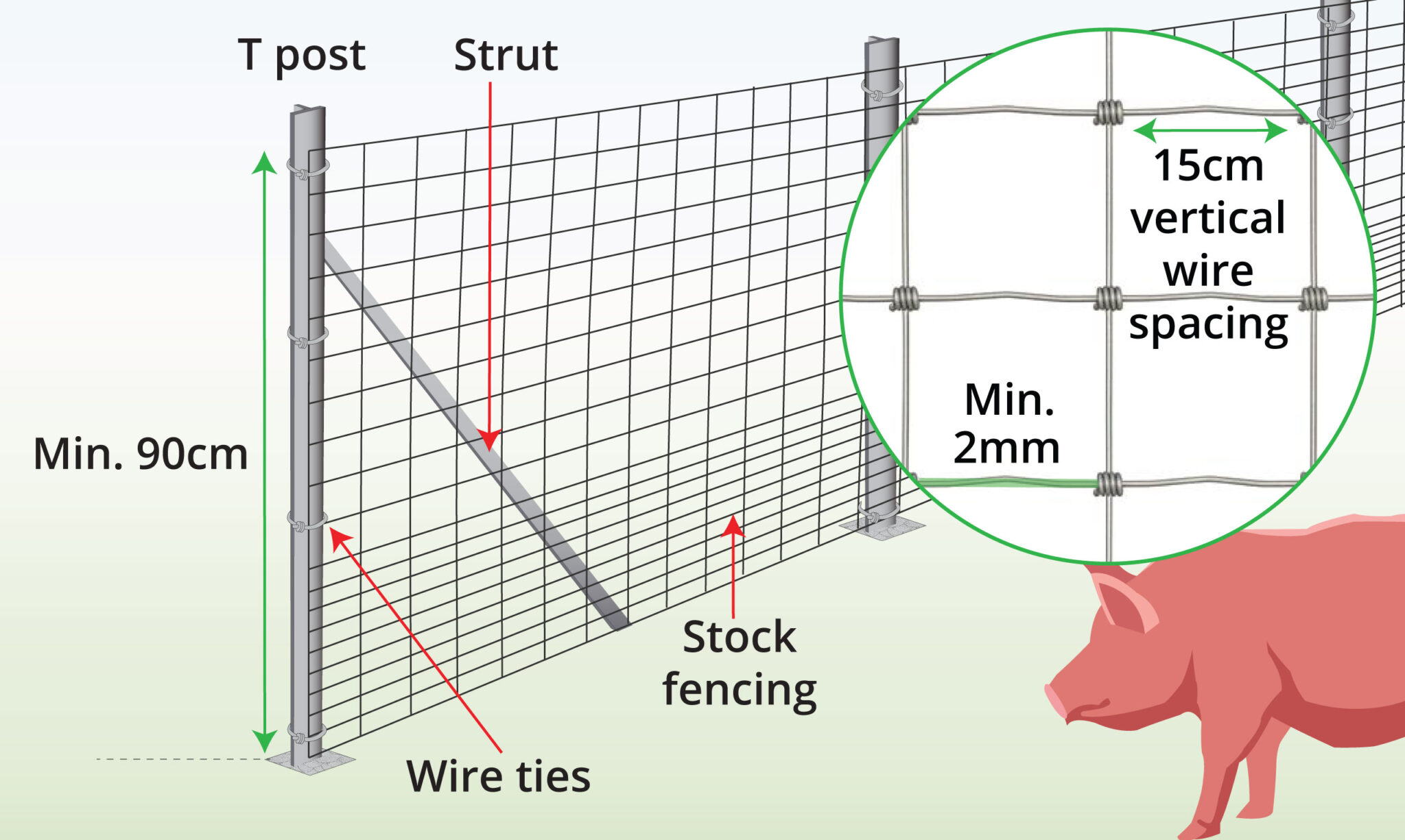 Pig Fence & Netting UK Suppliers (QUICK DELIVERY) | Wire Fence